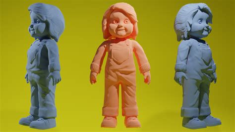 Stl File Good Guy Chucky 🦸・3d Printing Design To Download・cults
