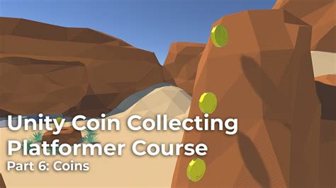 Unity Coin Collecting Platformer Part 6 Coins Youtube