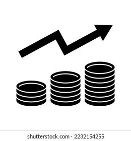 Inflation Icon Simple Element Crisis Collection Stock Vector Royalty