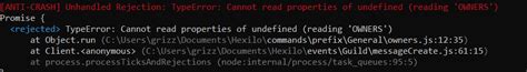 Unhandled Rejection Typeerror Cannot Read Properties Of Undefined