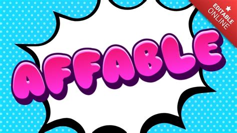 Affable Text Style Effects Generator