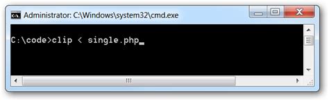 How To Copy Output Text From The Command Line To The Windows Clipboard