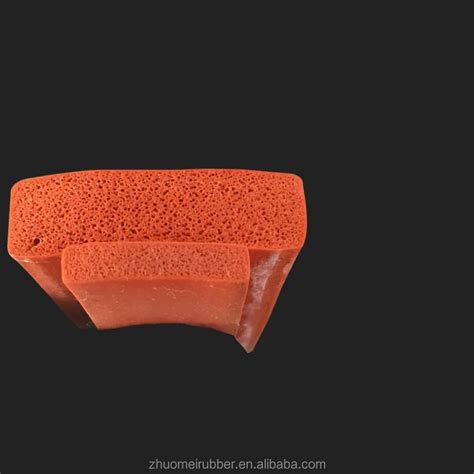 White Silicone Foam Rectangle Gasket Silicone Sponge Extrusions