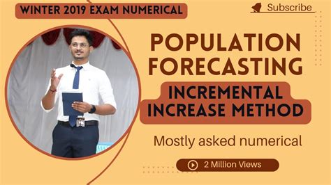 02 population forecasting incremental increase method phe imp