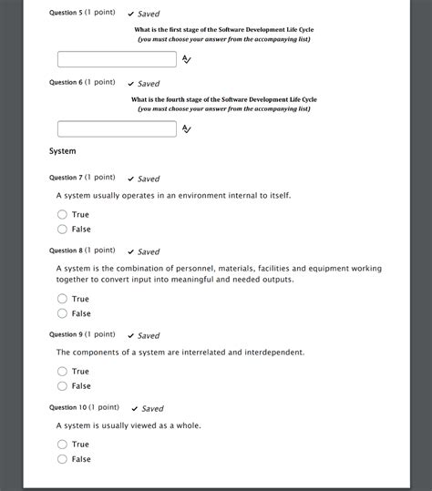 Solved The Software Development Life Cycle Question 1 1