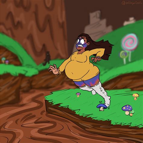Rule 34 1girls Ass Expansion Belly Expansion Blimpixels Blue Skin