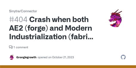 Crash When Both Ae2 Forge And Modern Industrialization Fabric Are