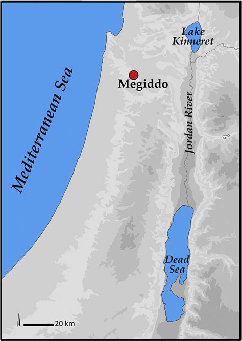 Mount Megiddo Map At Elijah Newton Blog