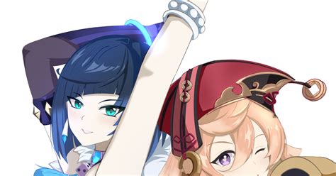 原神 夜蘭と煙緋 ふらんかのイラスト Pixiv
