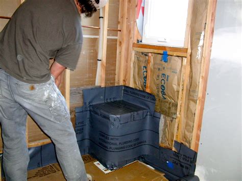 Building Mom S Yurt A Blog DIY Shower Building And Pebble Tile