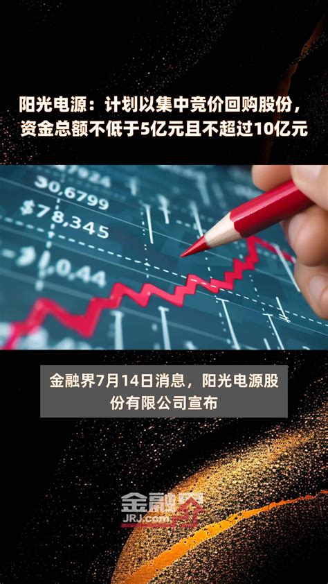 阳光电源：计划以集中竞价回购股份，资金总额不低于5亿元且不超过10亿元 快报凤凰网视频凤凰网