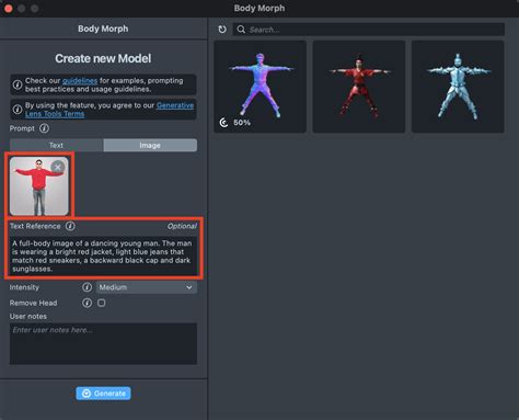 Body Generator Snap For Developers