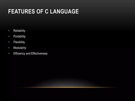 Introduction To C Pptx
