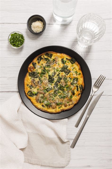 Mushroom Frittata Food Faith Fitness
