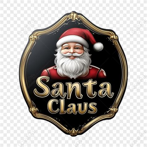 3d 편집 가능한 텍스트 효과가 있는 산타클로스 블랙 골드 럭셔리 배너 템플릿 Png 일러스트 무료 다운로드 Lovepik