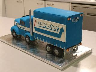 Mainfreight Truck Cake By Kiwicaker Suzanne