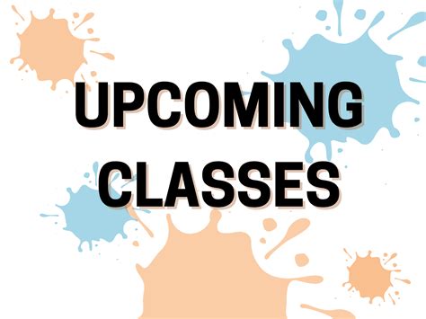 Upcoming Classes Banner 1