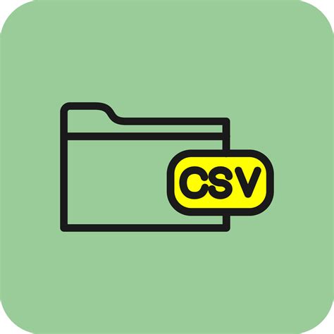 File Csv Vector Icon Design 20962086 Vector Art At Vecteezy