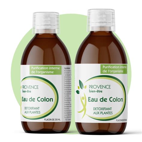 Eau De Colon Détox Naturelle Aux Plantes Pour Le Transit Provence