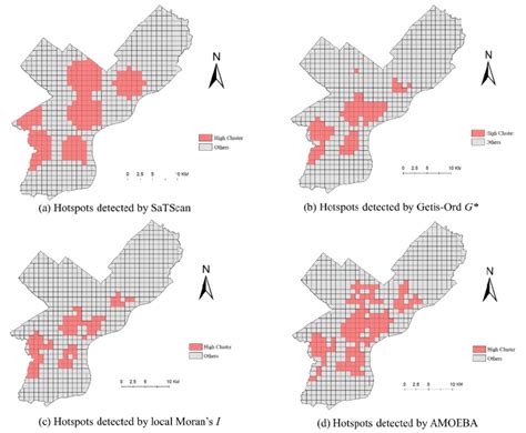 The Hotspot Detection Result Of Real Crime Data Download Scientific