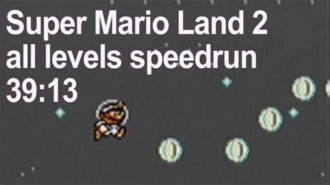 Super Mario Land 2 Speedrun Former World Record