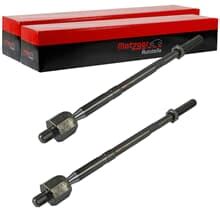 x METZGER AXIALGELENKE SPURSTANGEN passend für AUDI A SEAT LEON TOLEDO SKODA