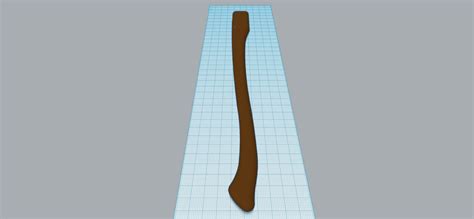 Basic Axe Handle 31 Inches By Peter Ennist Download Free Stl Model
