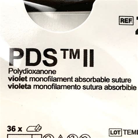 New Ethicon Ref Z333h Pds Ii Polydioxanone Violet Monofilament
