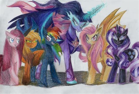 2337621 Safe Artist Moonrises Character Applejack Character Evil