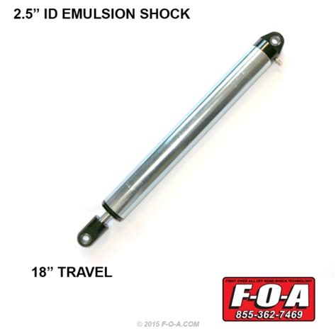 F O A 2 0 Inch Id Reservoir Shock 18 Inch Travel F O A First Over