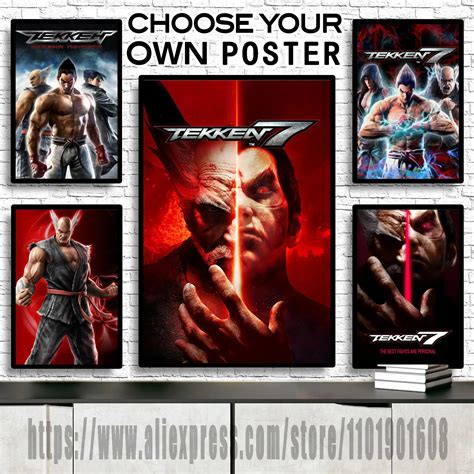 Cl Ssico Tekken 7 Jogo De V Deo Lona Arte E Parede Poster Imagem