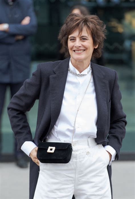 Photo Inès de la Fressange Défilé Chanel femme automne hiver 2024