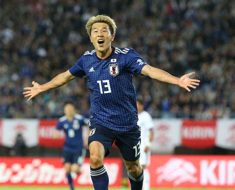 ＜日本・エルサルバドル＞前半、ゴールを決めた永井（撮影・西尾 大助） スポニチ Sponichi Annex サッカー