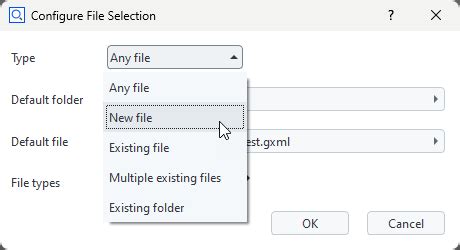 Inserting A File Selection Dialog Into A Script App Development