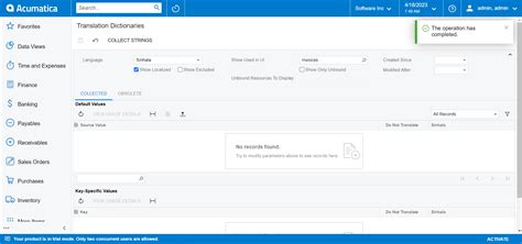 how to localize acumatica to other language community