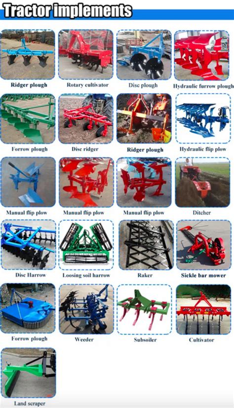 Drive Disc Plough Tractor Paddy Field Japanese Vibration Cultivate