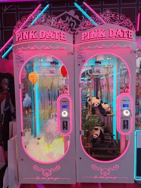 Led Candy Crane Plush Toy Claw Cut Machine Led Candy Crane And Plush