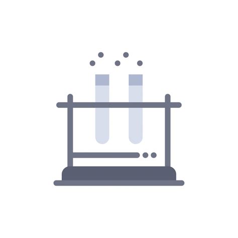 Lab Test Tube Science Flat Color Icon Vector Icon Banner Te Test Icons