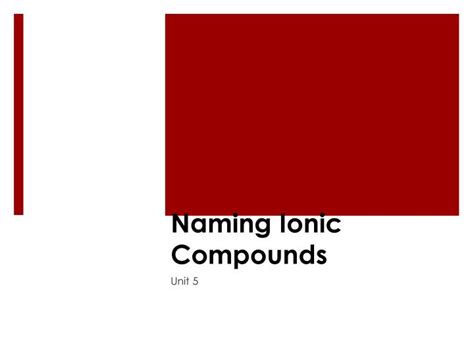 PPT Naming Ionic Compounds PowerPoint Presentation Free Download ID 1948094