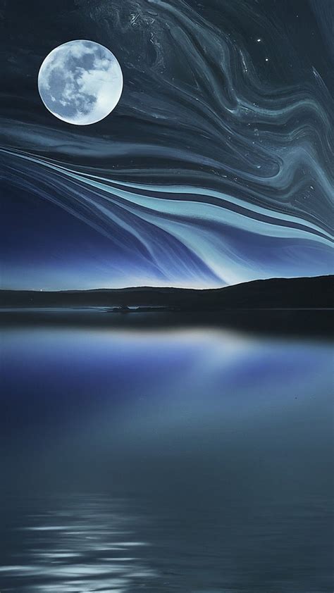 Full Moon Reflection