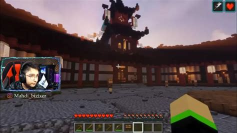 ماینکرفت مدرسه ی آموزش هنر های رزمی و ورود به معبد جعبه