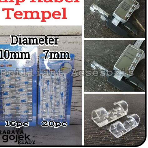 Jual や Klip Klem Kabel Tempel Universal Bikin Jalur Kabel Jadi Rapi ㅆ Shopee Indonesia