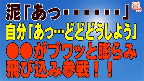 【スカッとする話 Ⅱ】泥「あっ・・・・・・」 自分「あっどどどうしよう」 → がブワッと膨らみ飛び込み参戦（スカッとんch） Youtube