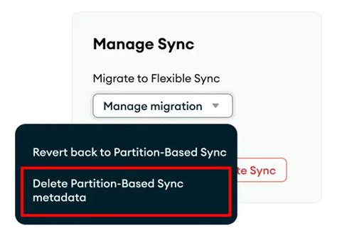 Device Sync 모드 마이그레이션 Atlas App Services Mongodb Docs