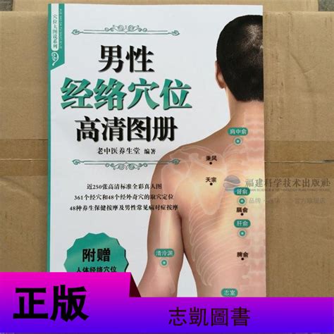 男性经络穴位高清标准图册人体穴位图解大全书 中医养生取穴找穴位图经络穴位按摩大全书人体经络全身十二经络书 中医养生书视频介绍男性经络穴位高清
