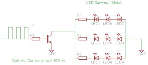 Using Darlington Array To Drive Multiple Leds Page 1