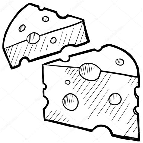 Swiss Cheese Sketch — Stock Vector © Lhfgraphics 13986643