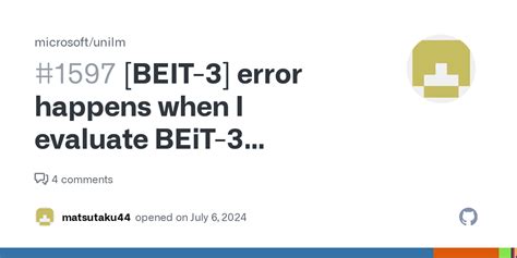 Beit 3 Error Happens When I Evaluate Beit 3 Finetuned Model On Vqav2