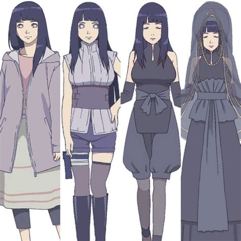 Hinata Wearing 🖤💜 Outfits Will Always Slay ♡ Hinata Hyuga Naruto Girls Naruto And Hinata