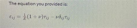 Solved Write The Full Equations That Are Given By The
